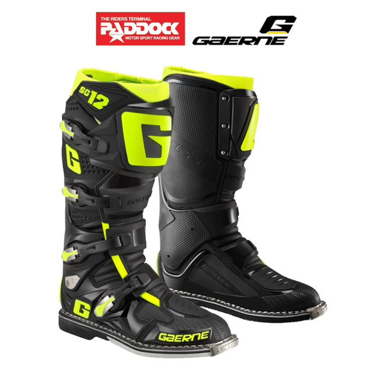 SG12 BLACK/YELLOW FLUO | paddock.co.th
