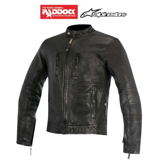 BRASS LEATHER JACKET | paddock.co.th